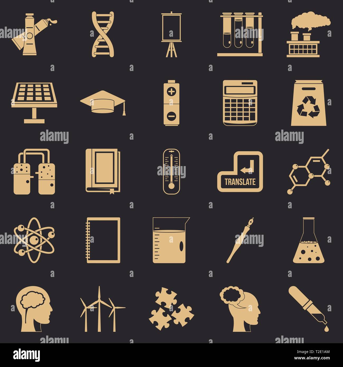 Academic degree icons set, simple style Stock Vector Image & Art - Alamy