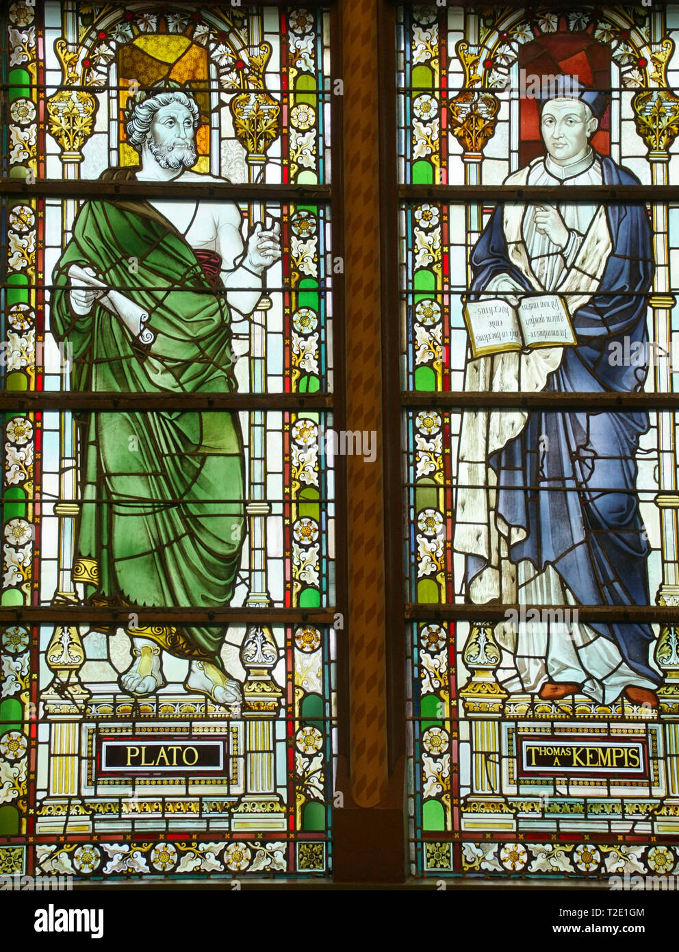 Secular stained glass hi-res stock photography and images - Alamy