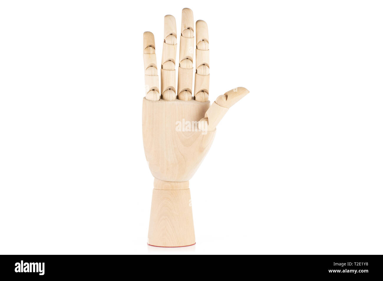 Open fist. deaf sign language isolated on white background Stock Photo ...