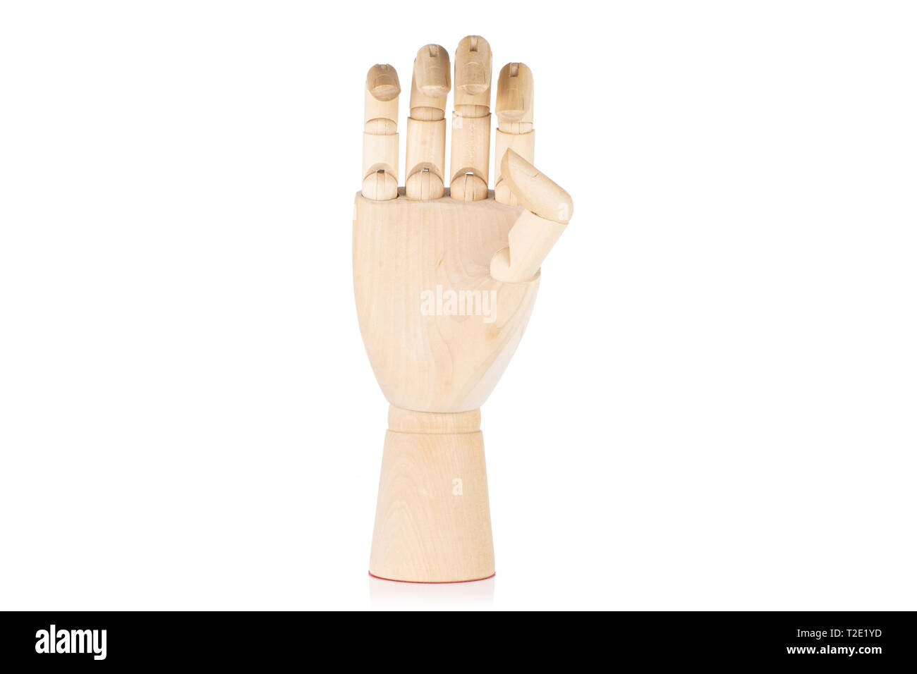 C letter. deaf sign language isolated on white background Stock Photo ...