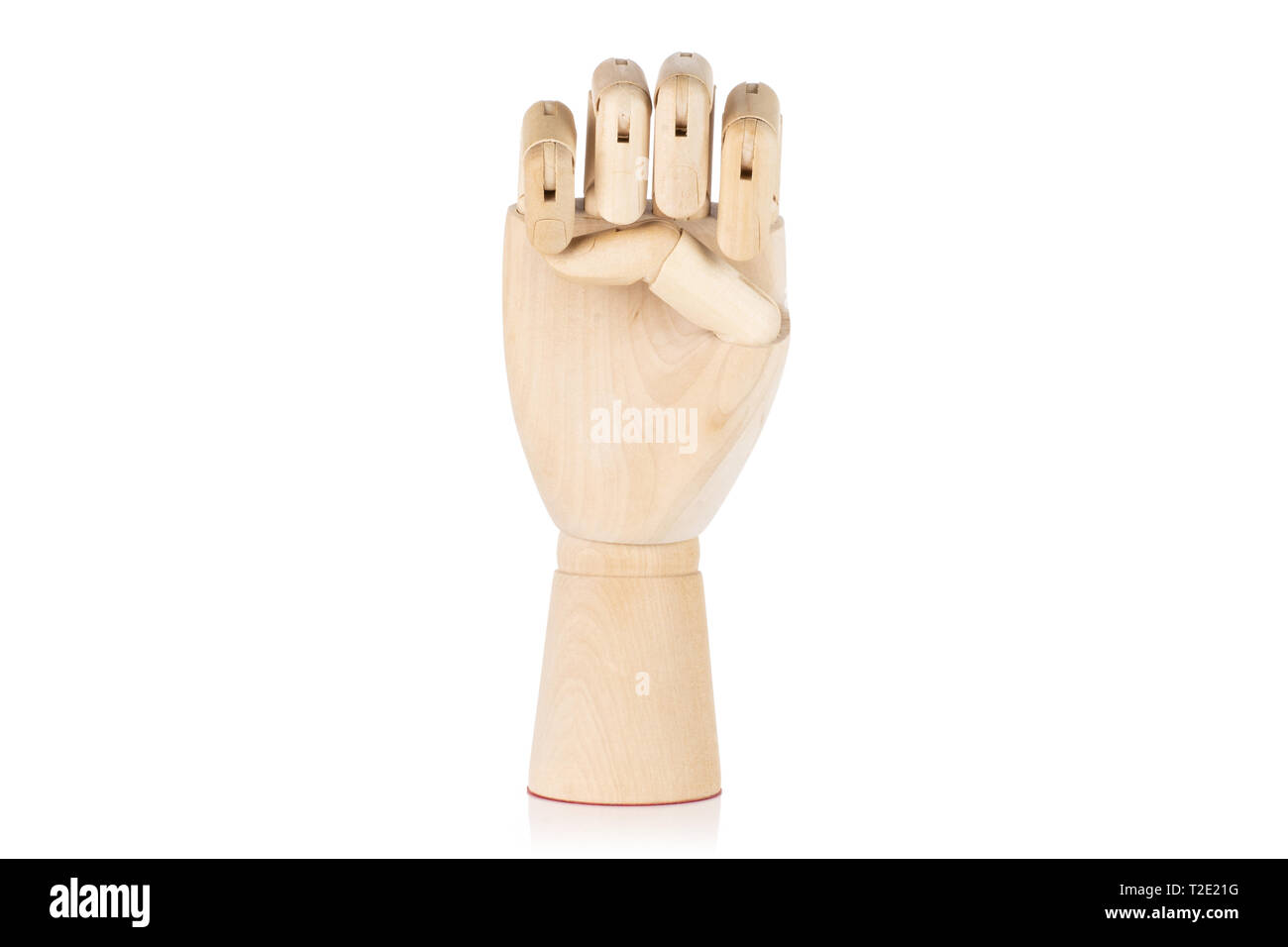 E letter. deaf sign language isolated on white background Stock Photo ...