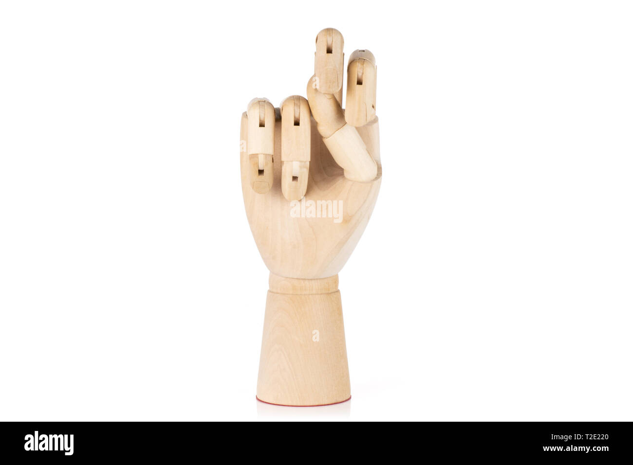 N letter. deaf sign language isolated on white background Stock Photo ...