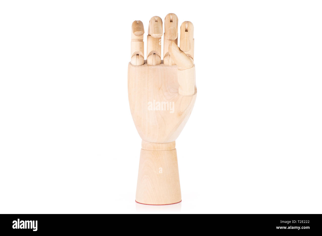 Half clenched fingers. deaf sign language isolated on white background ...