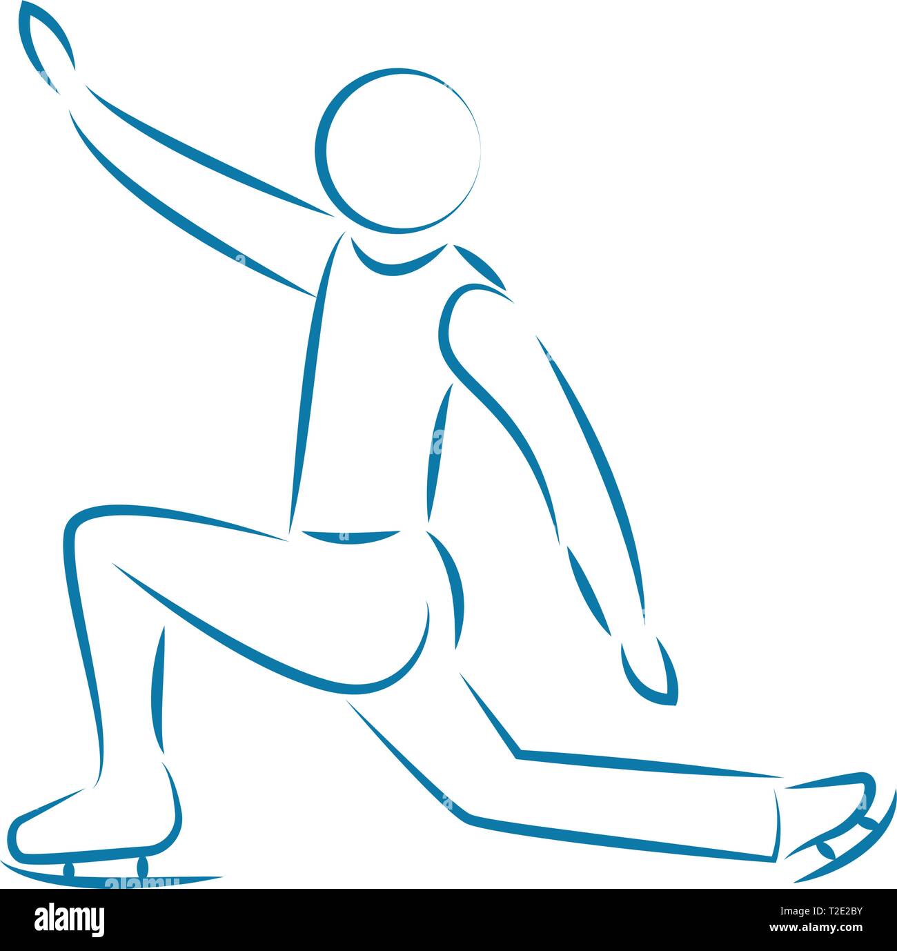 ballet on ice Stock Vector Image & Art - Alamy