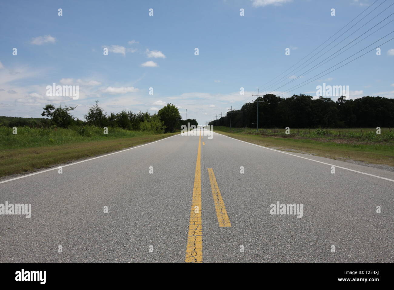 Route 75 in Oklahoma Stock Photo - Alamy