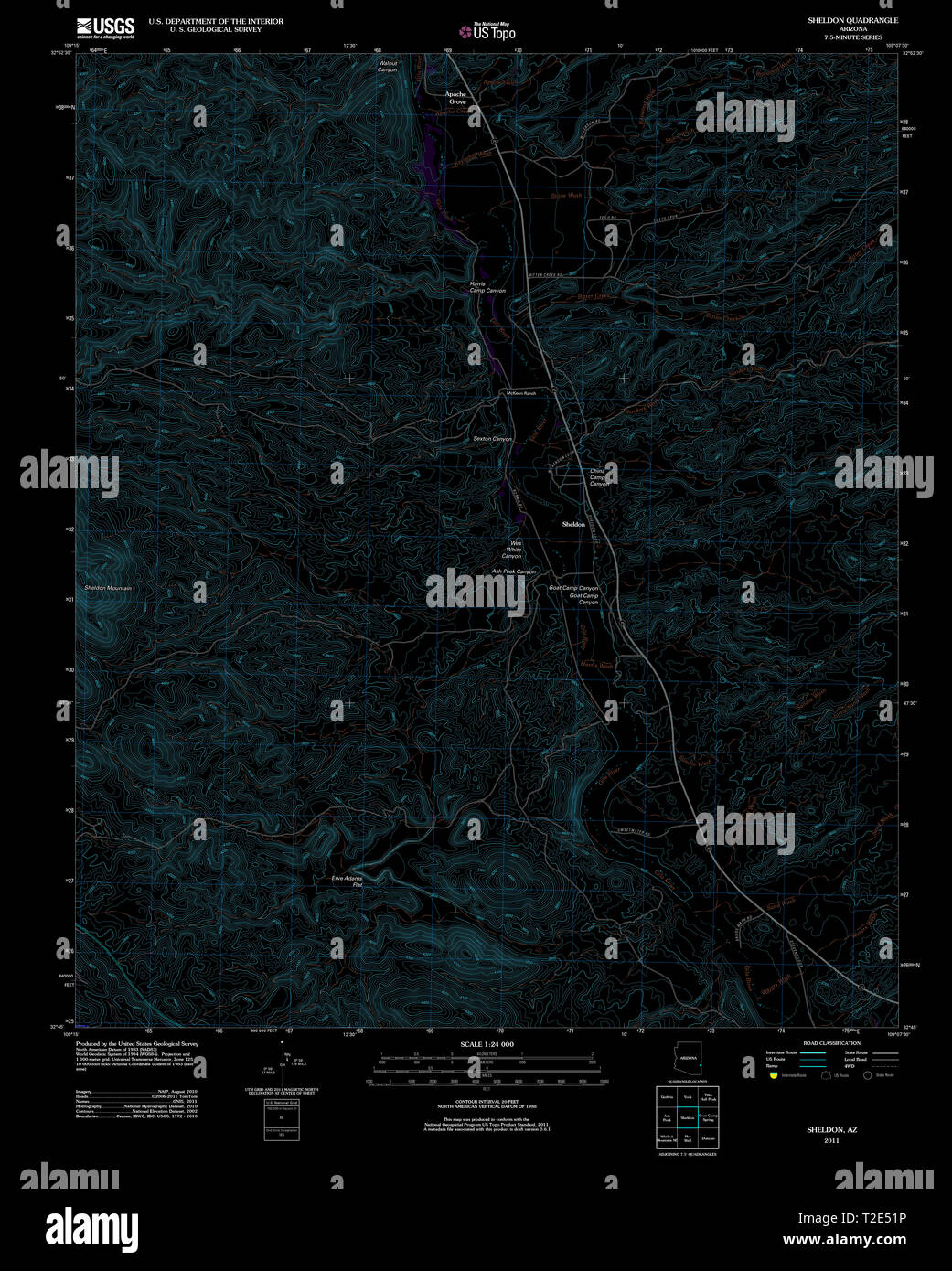 Sheldon map hi-res stock photography and images - Alamy