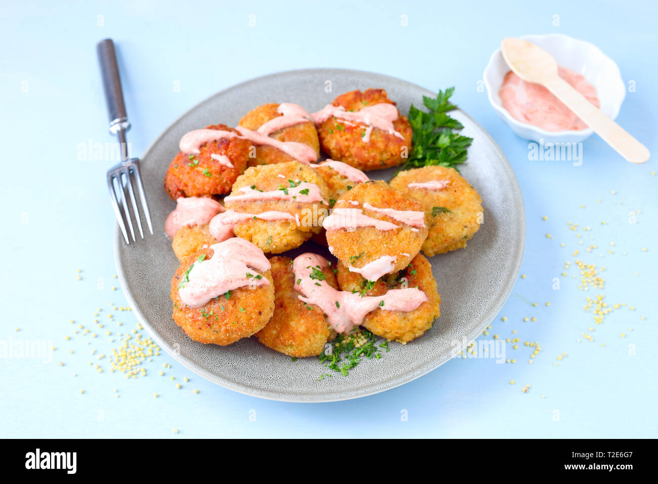 Veggie Millet Balls Stock Photo - Alamy