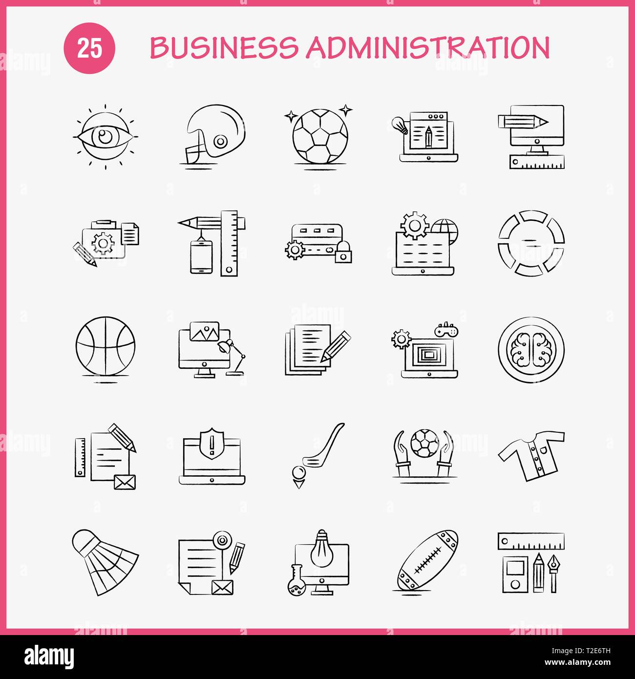 Hand letter door Stock Vector Images - Alamy