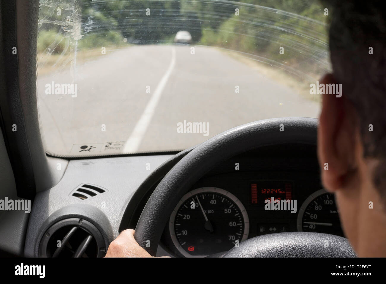 Car driver viewpoint hi-res stock photography and images - Alamy
