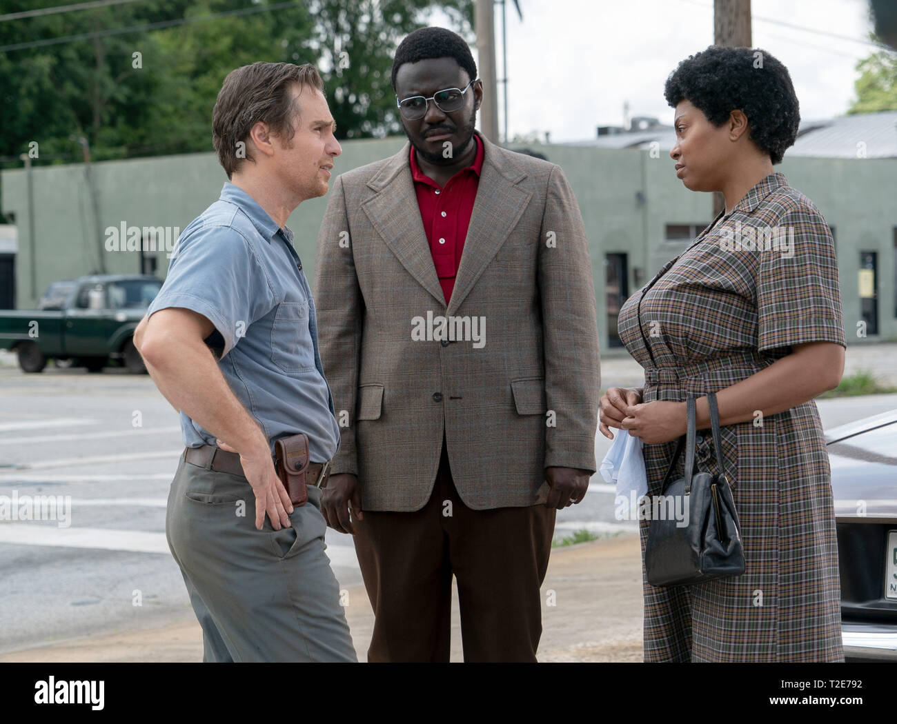 THE BEST OF ENEMIES, from left: Sam Rockwell as Claiborne Paul Ellis ...