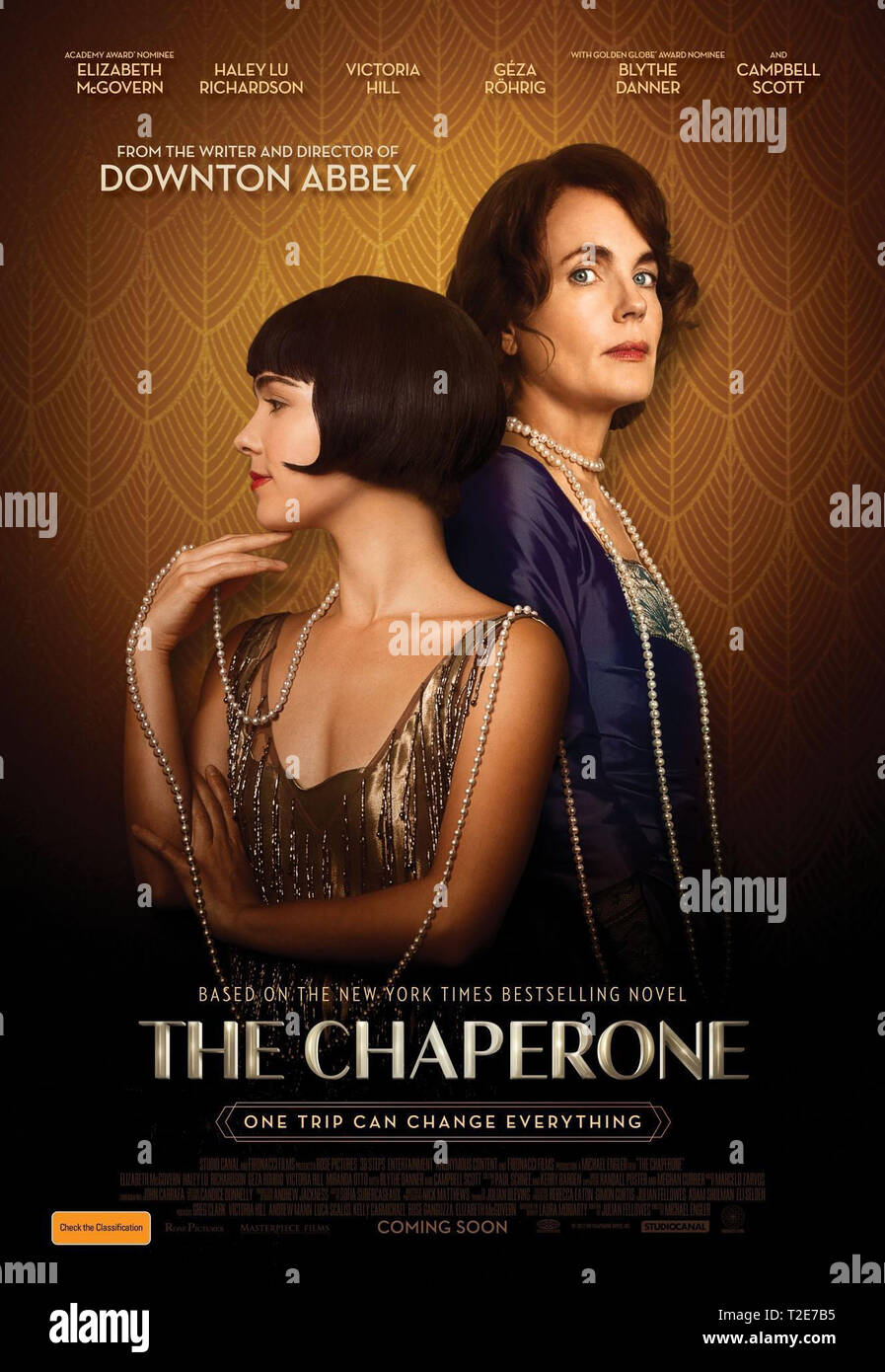 THE CHAPERONE, Australian poster, from left: Haley Lu Richardson (as ...