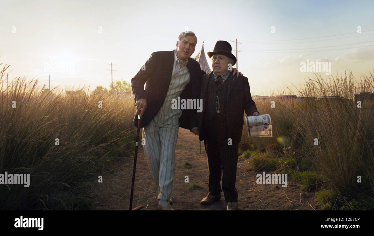 DUMBO, from left: Michael Keaton, Danny DeVito, 2019. © Walt Disney ...