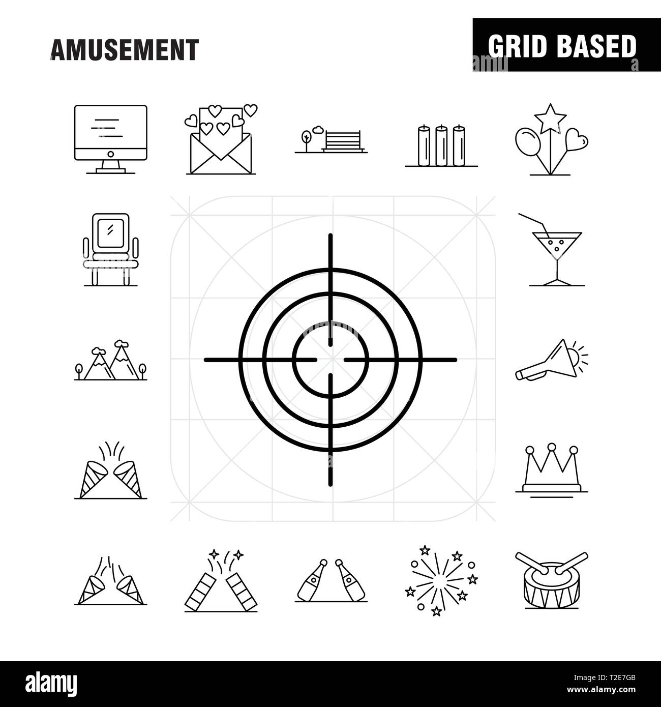 Amusement Line Icon for Web, Print and Mobile UX/UI Kit. Such as ...