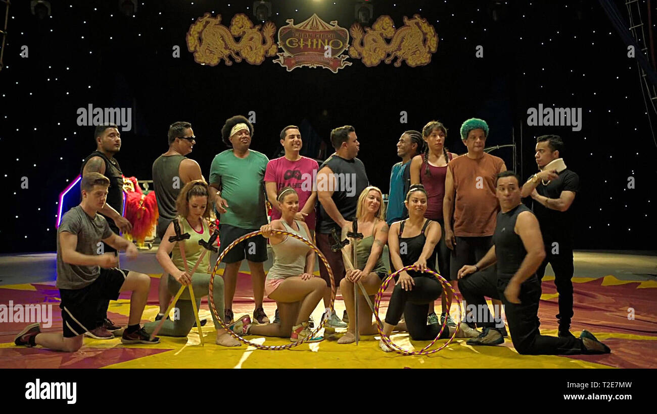 LOS DOMIRRIQUENOS 2, back row, standing, starting third from left ...