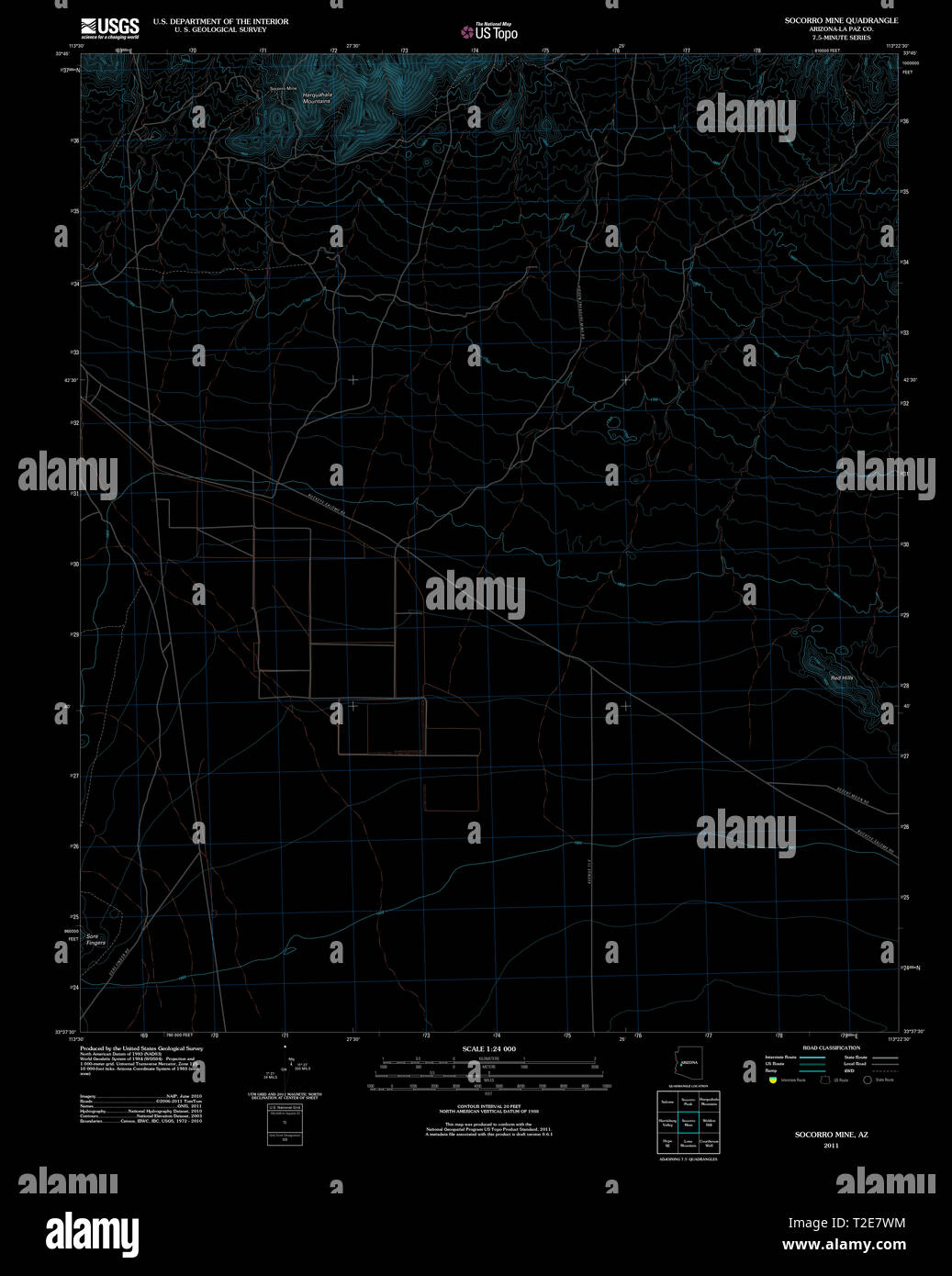 Arizona mine map hi-res stock photography and images - Alamy
