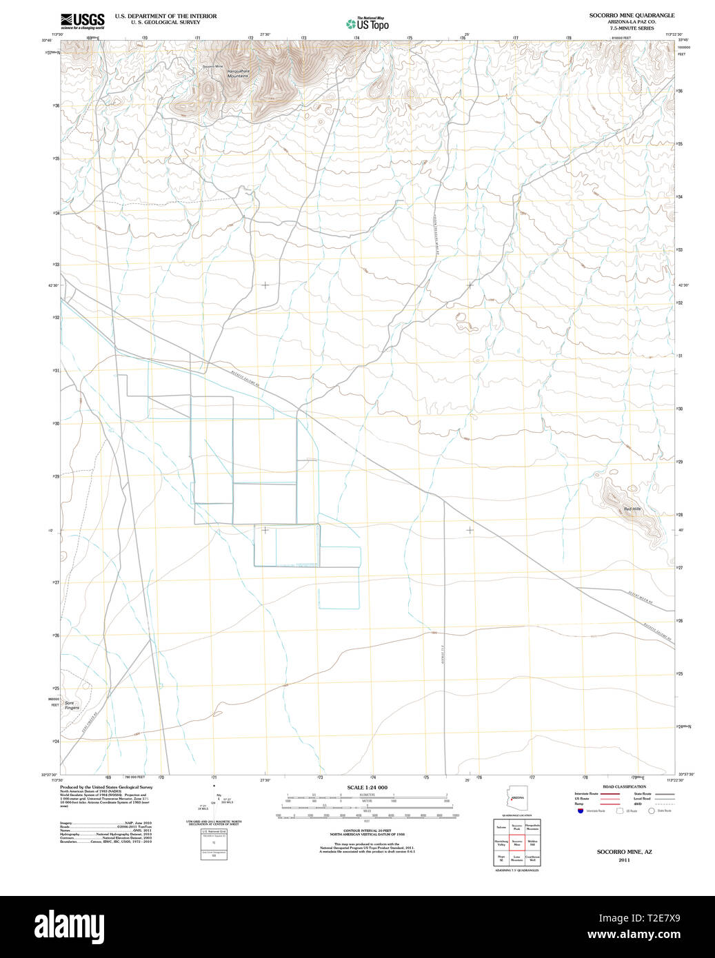 Arizona mine map hi-res stock photography and images - Alamy