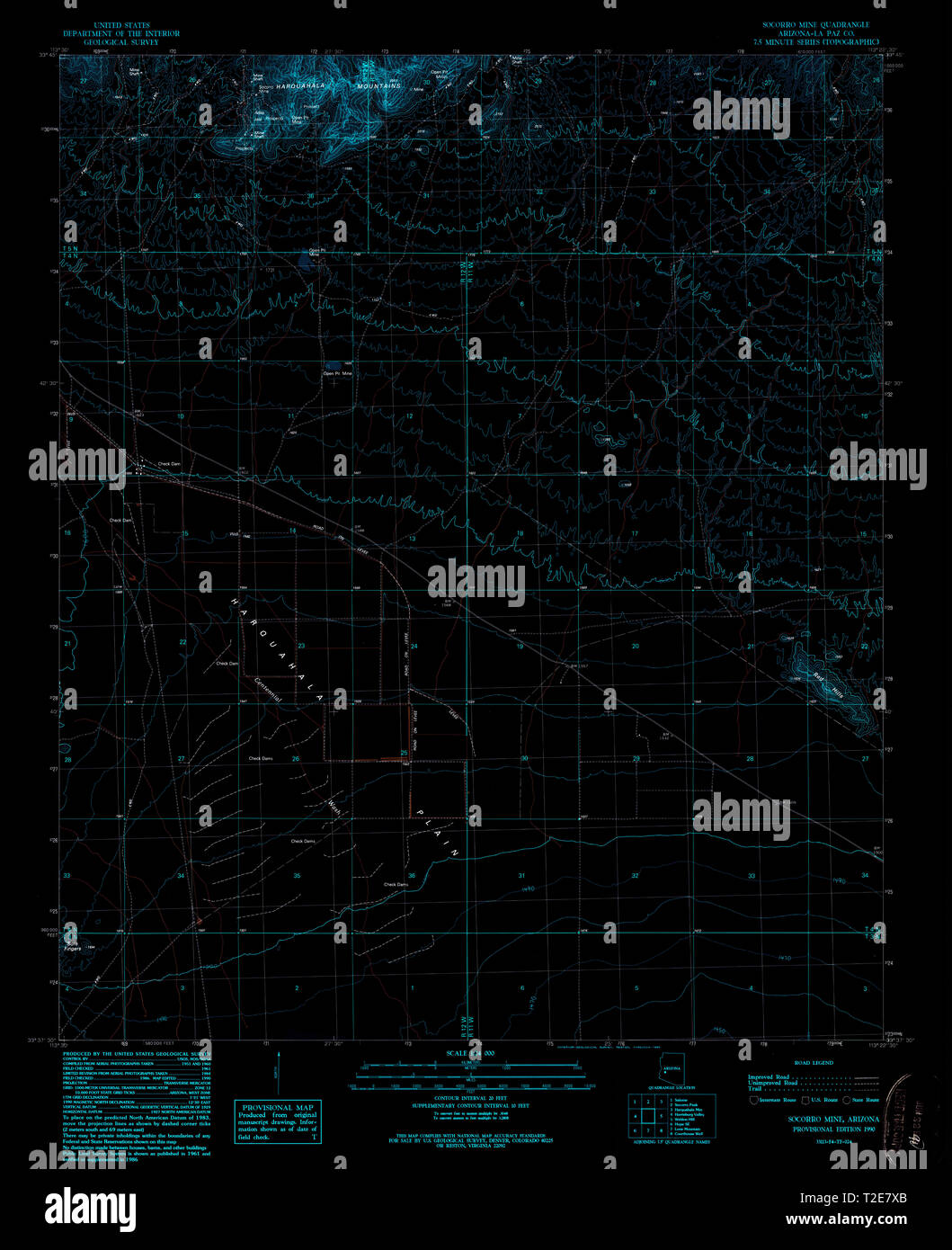 Arizona mine map hi-res stock photography and images - Alamy