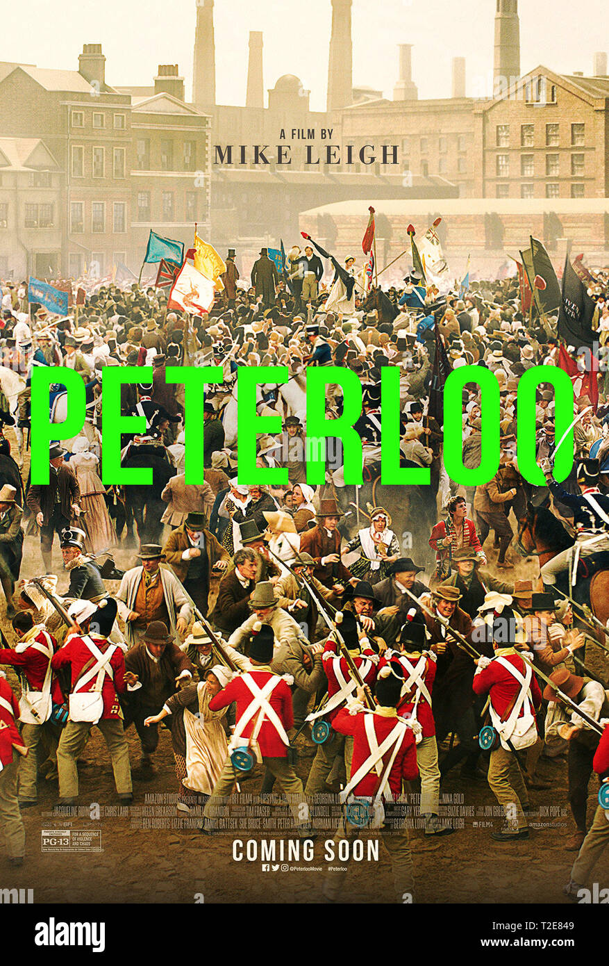 PETERLOO, US poster, 2018. © Amazon Studios /Courtesy Everett ...