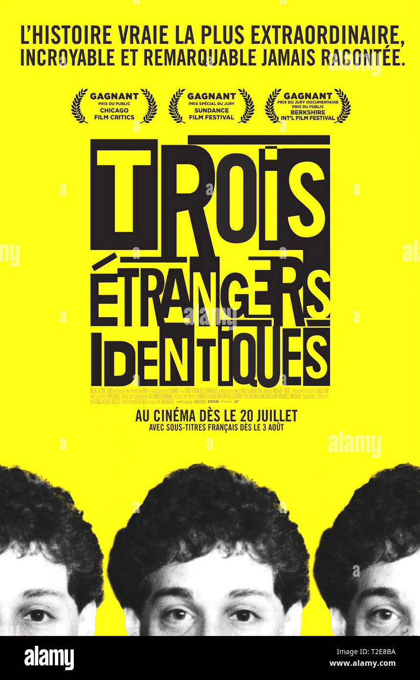 THREE IDENTICAL STRANGERS, (aka TROIS ETRANGERS IDENTIQUES), Canadian ...