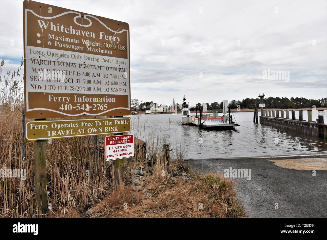 Whitehaven ferry in Maryland - Oldest and longest running operational ...