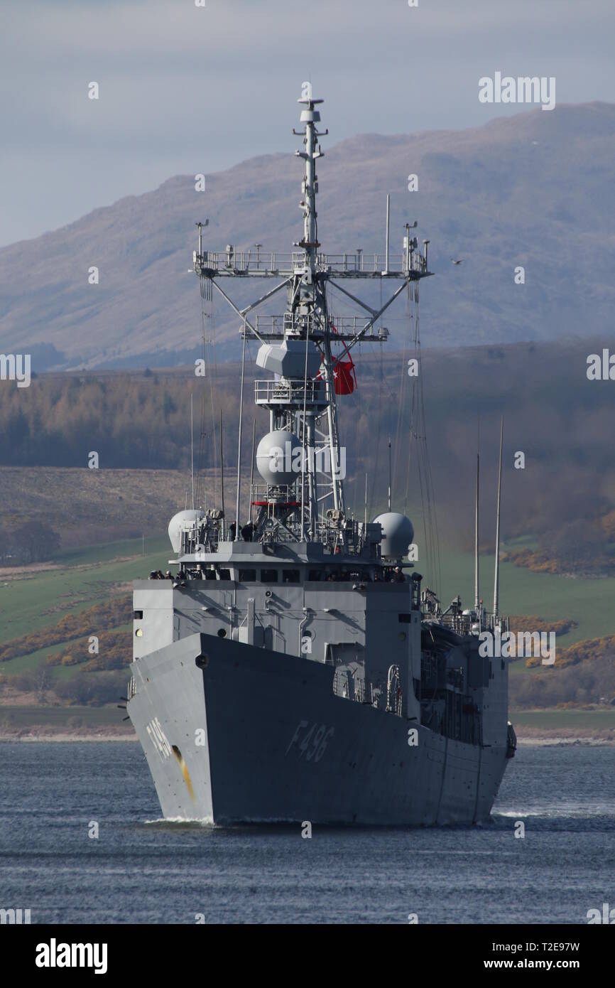 TCG Gokova (F496), a Gabya-class (or G-class) frigate operated by the ...