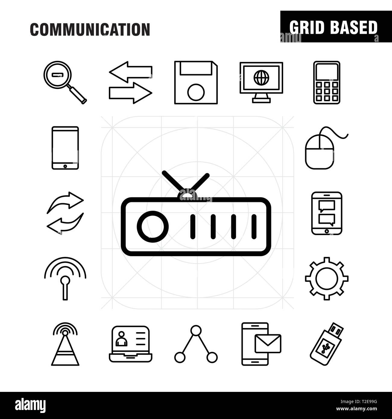 Communic vector vectors hi-res stock photography and images - Alamy