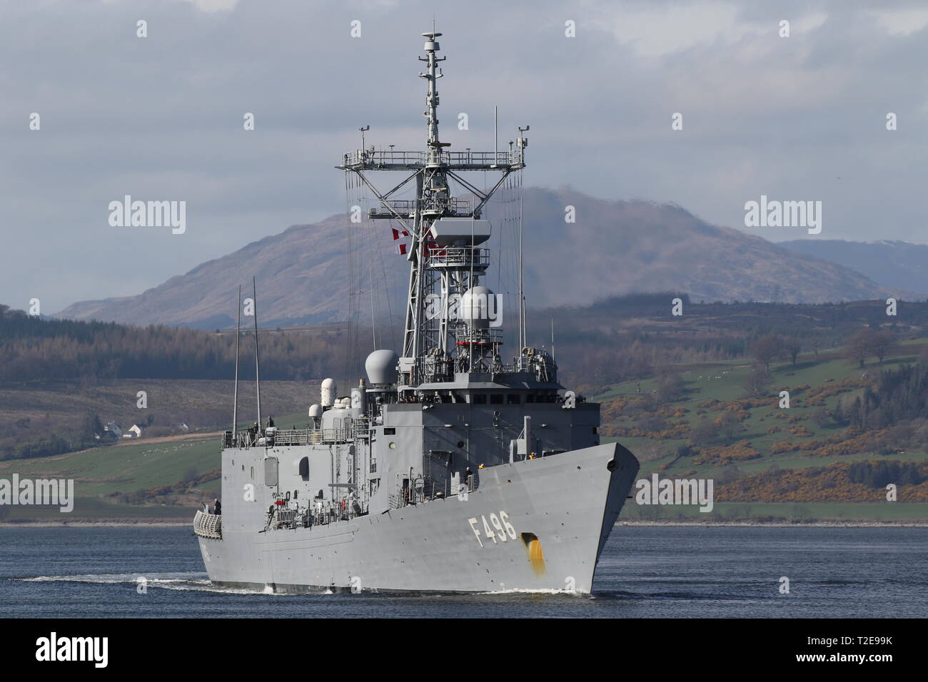 TCG Gokova (F496), a Gabya-class (or G-class) frigate operated by the ...