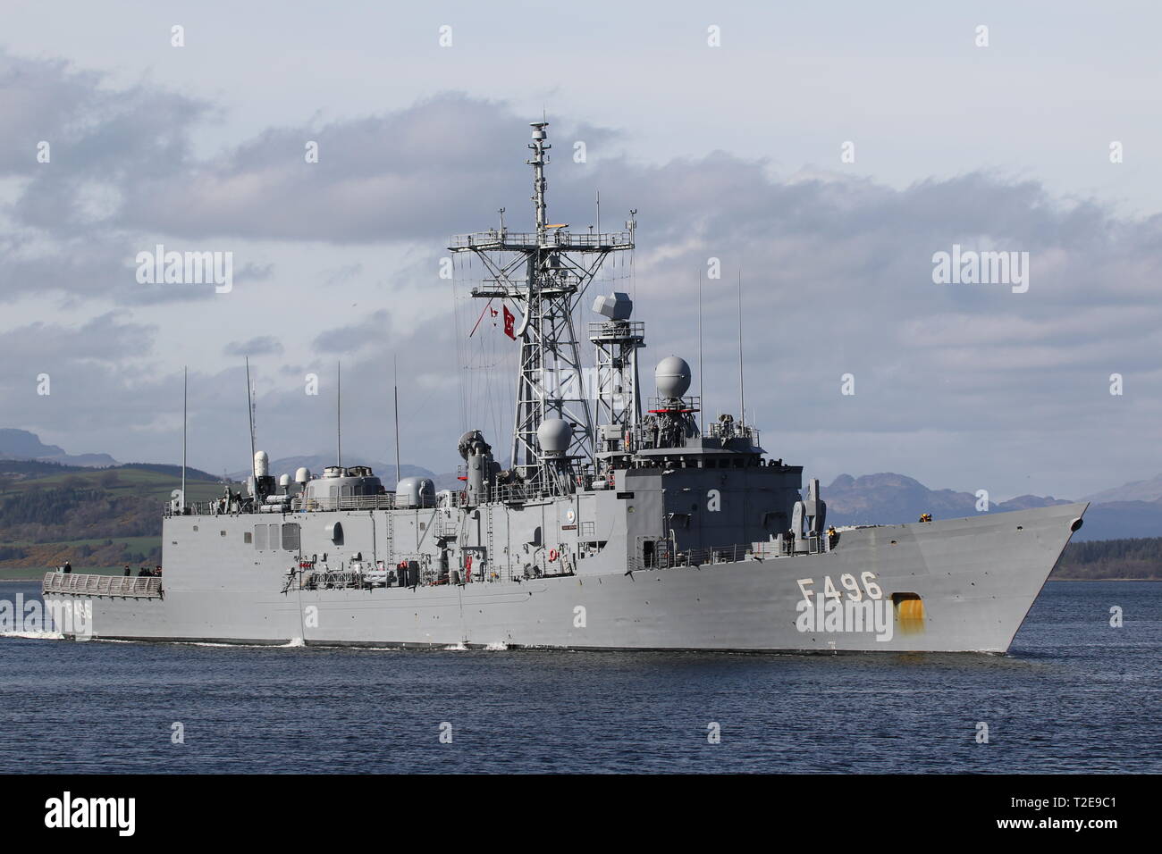 TCG Gokova (F496), a Gabya-class (or G-class) frigate operated by the ...