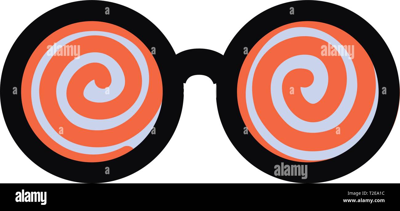 crazy glasses accessory on white background vector illustration Stock ...