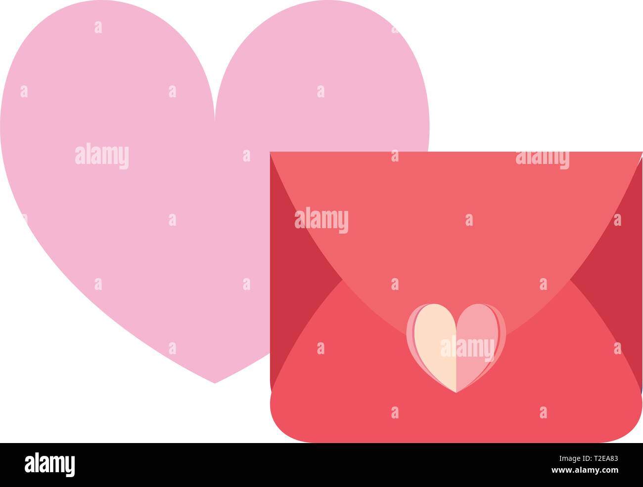 love romantic heart vector illustration Stock Vector Image & Art - Alamy