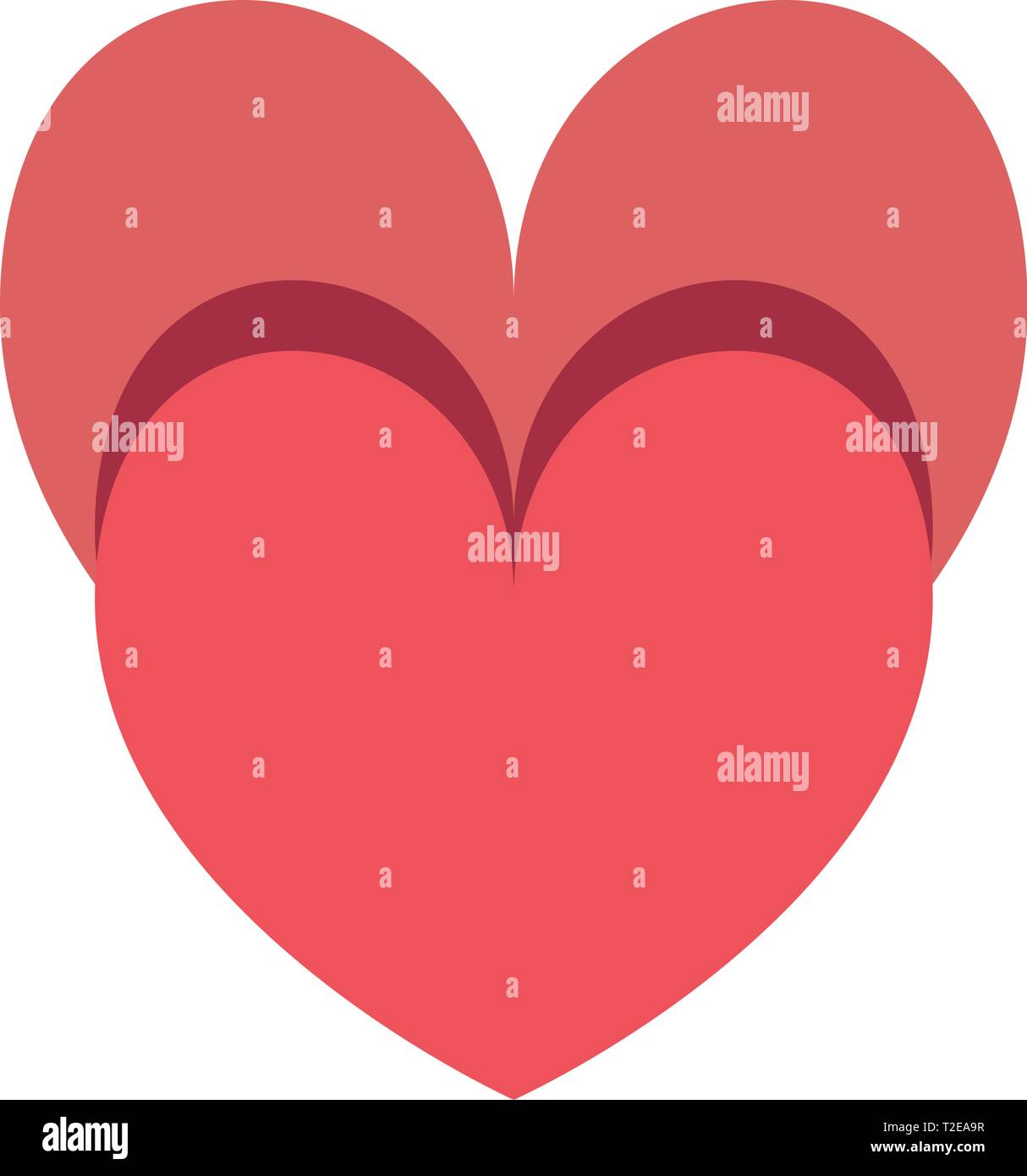 love romantic heart vector illustration Stock Vector Image & Art - Alamy