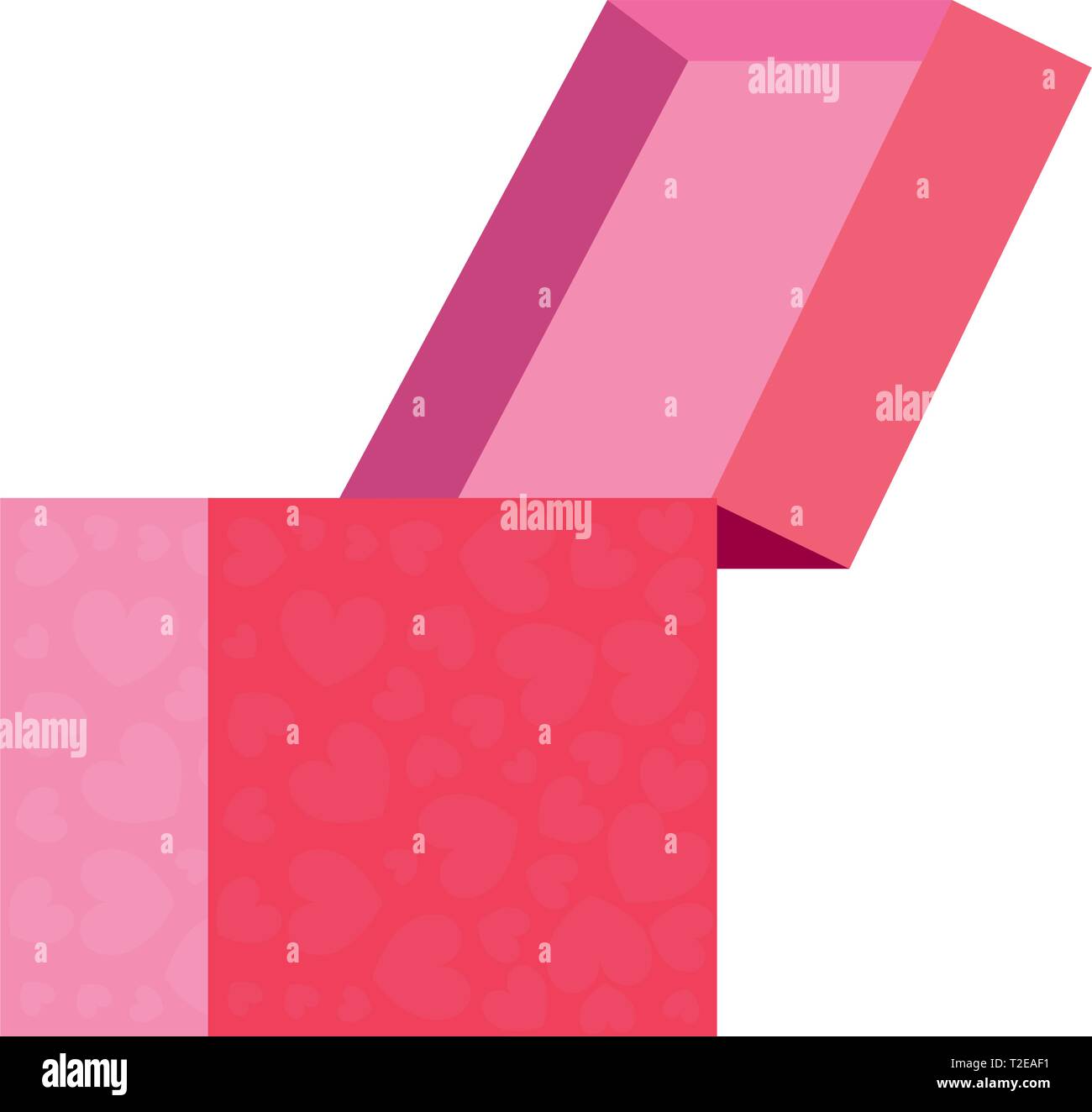 gift box surprise on white background vector illustration Stock Vector ...