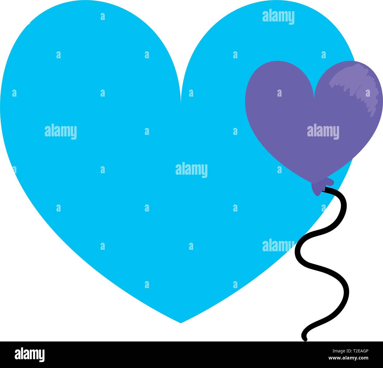 love romantic heart vector illustration Stock Vector Image & Art - Alamy