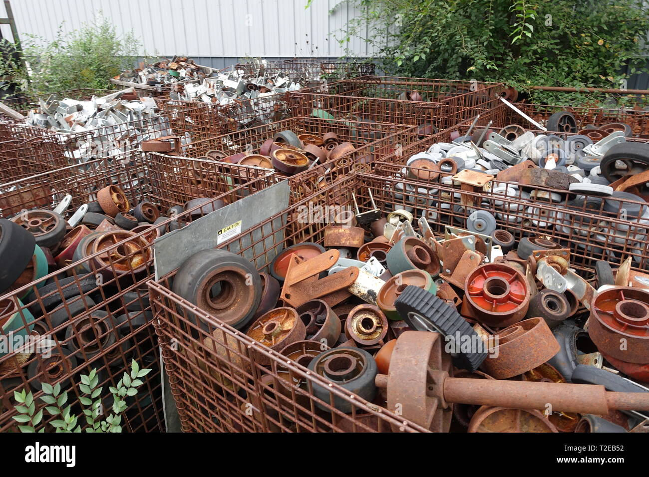 Scrap bins hi-res stock photography and images - Alamy