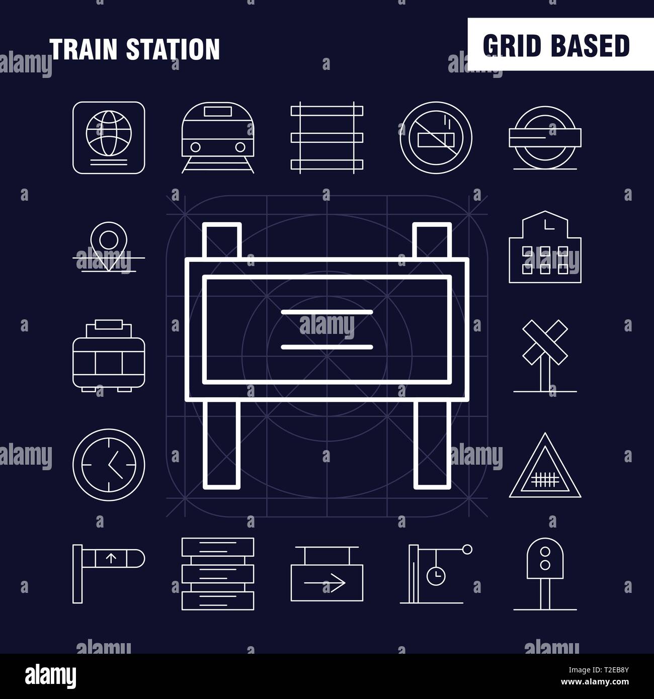 Sign no smoking railway station Stock Vector Images - Alamy