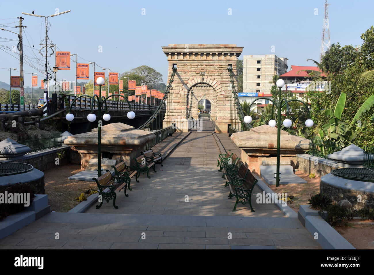 Kerala India Bridge Landscape High Resolution Stock Photography and ...