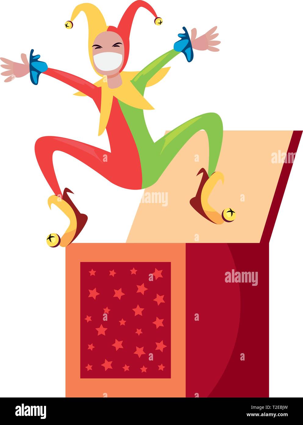Fools day jack in Stock Vector Images - Alamy