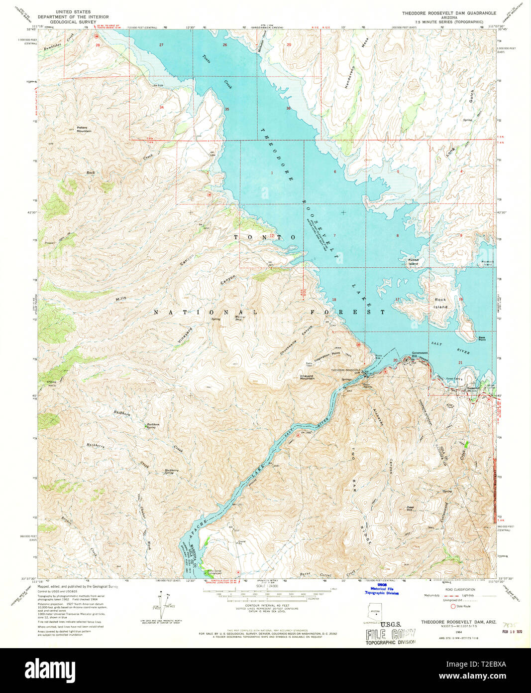 Historical roosevelt dam hi-res stock photography and images - Alamy
