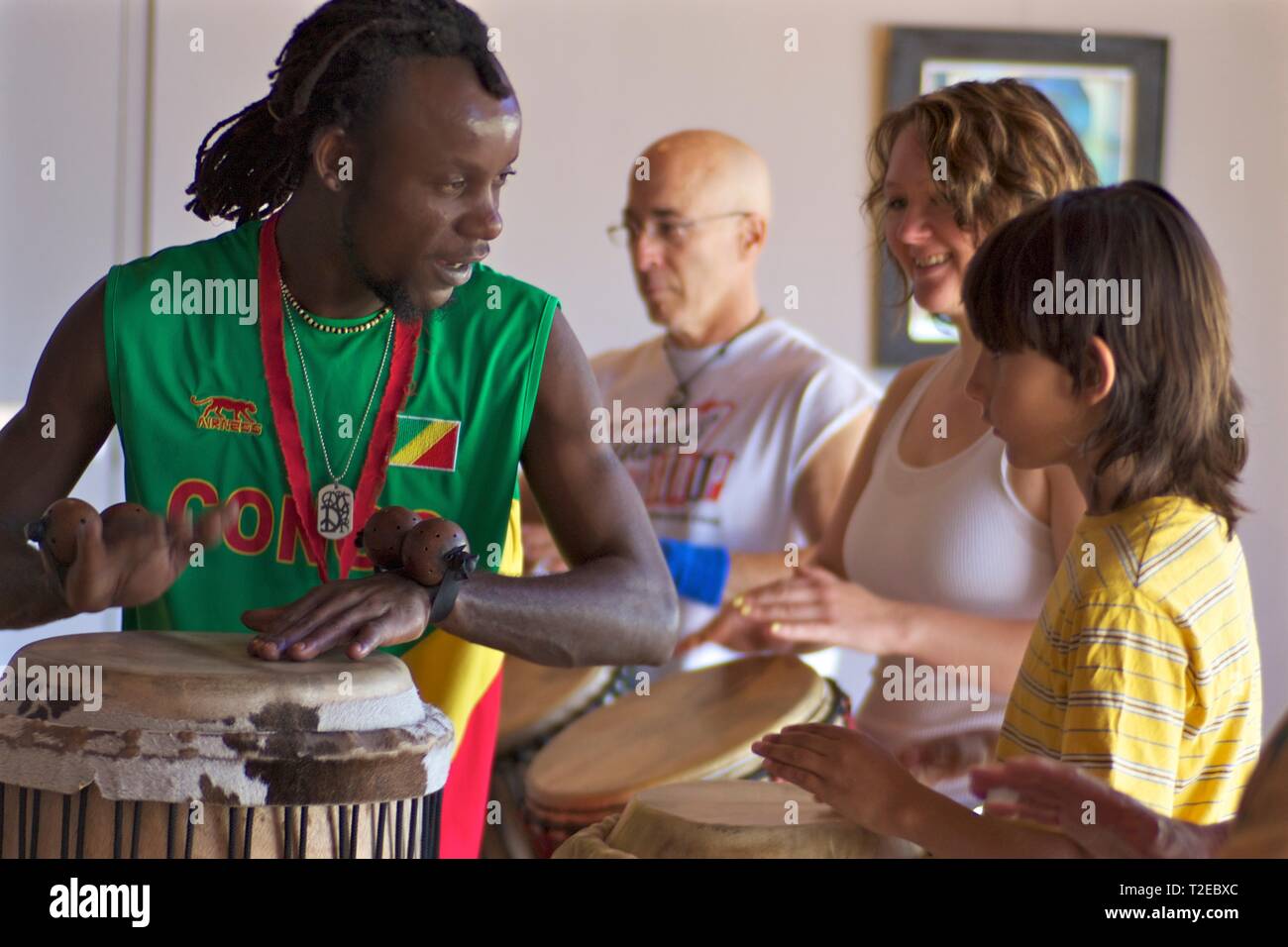 Congolese drums hi-res stock photography and images - Alamy