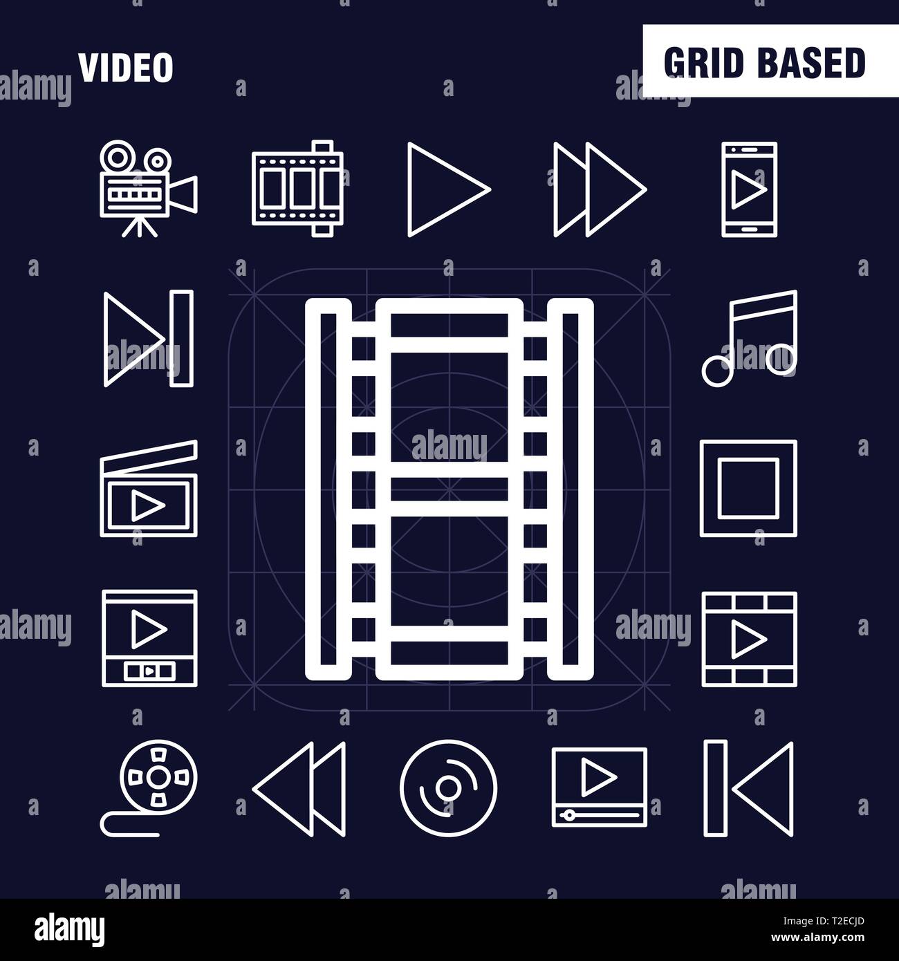 Director icon pack hi-res stock photography and images - Alamy
