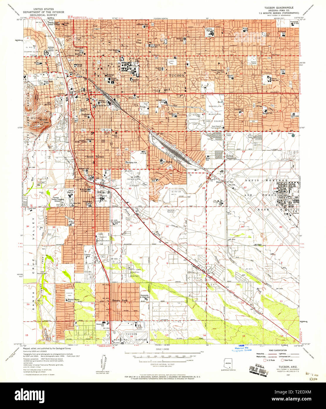 Tucson maps hi-res stock photography and images - Alamy