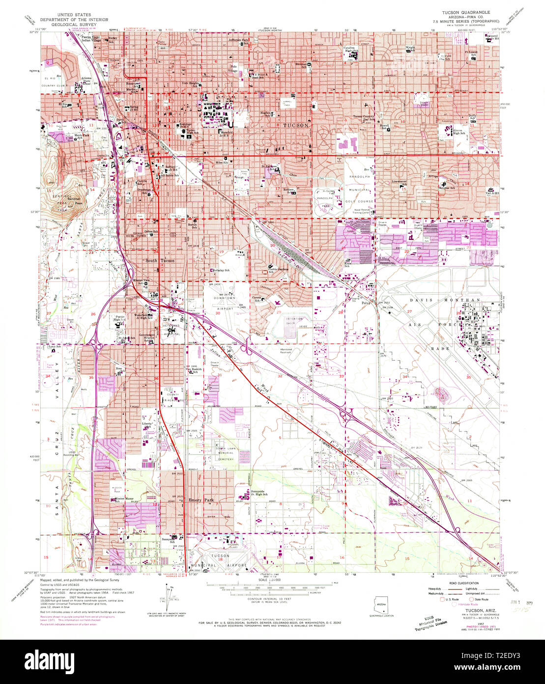 Tucson maps hi-res stock photography and images - Alamy
