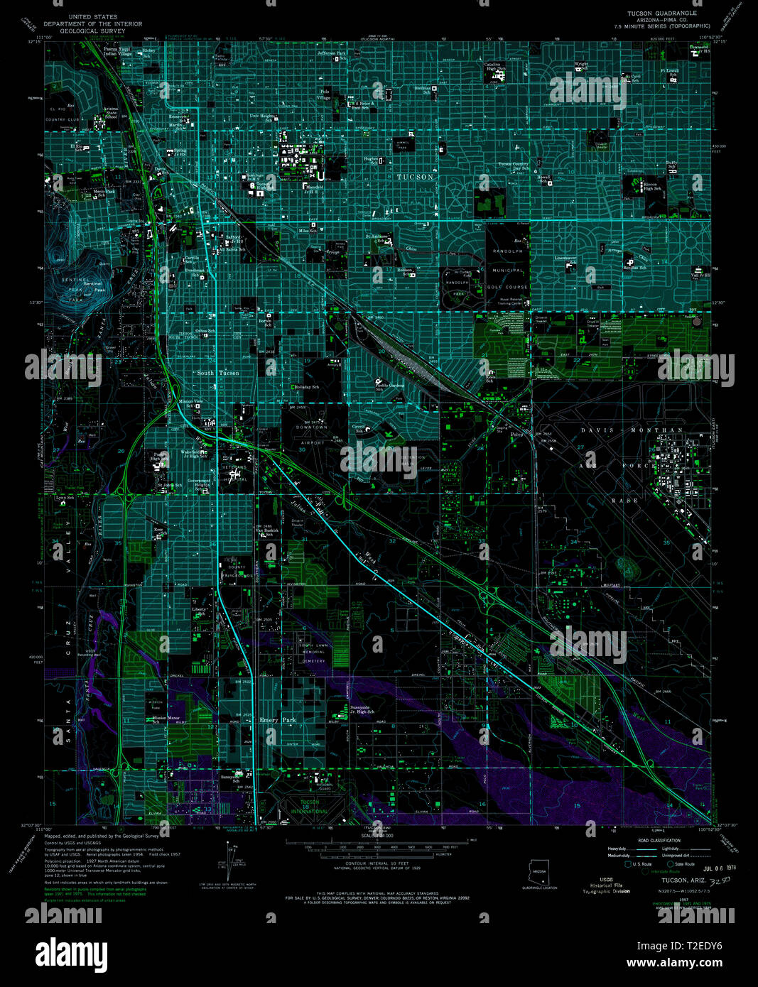 Tucson maps hi-res stock photography and images - Alamy