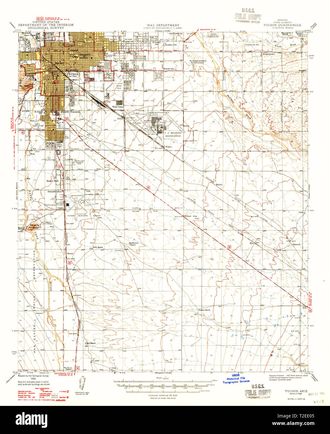 Tucson maps hi-res stock photography and images - Alamy