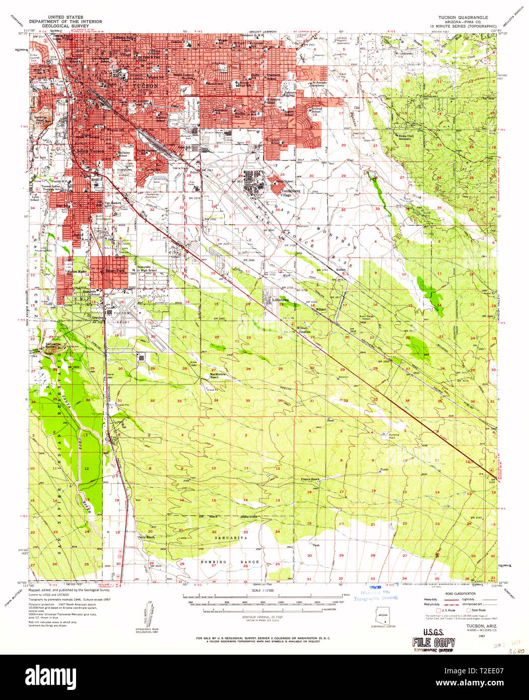 Tucson maps hi-res stock photography and images - Alamy