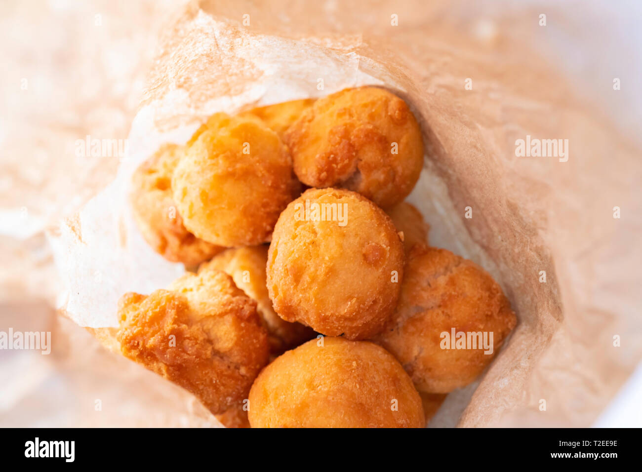 Nigerian Deep Fried buns in a bowl and a bag - a traditional Nigerian ...