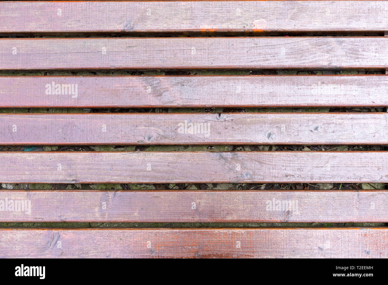 Wood Texture, Wooden Plank Grain Background, Striped Timber Desk Close ...