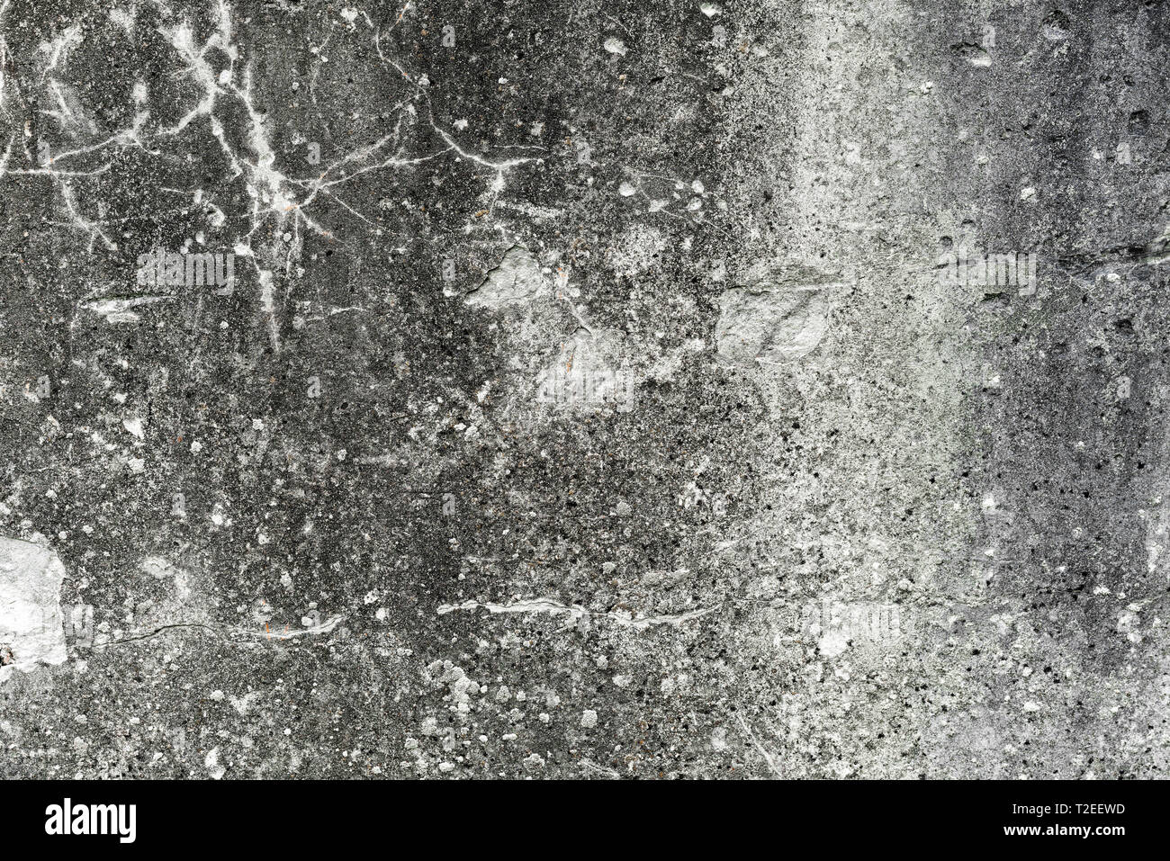 old concrete wall with traces of destruction and mold Stock Photo - Alamy