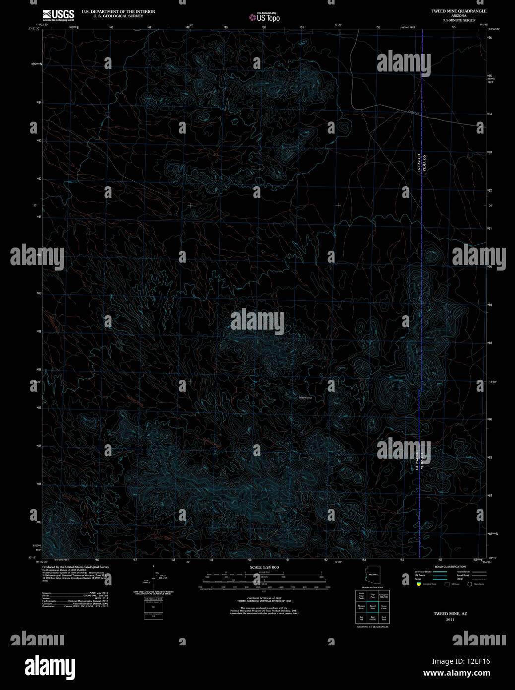 Arizona mine map hi-res stock photography and images - Alamy