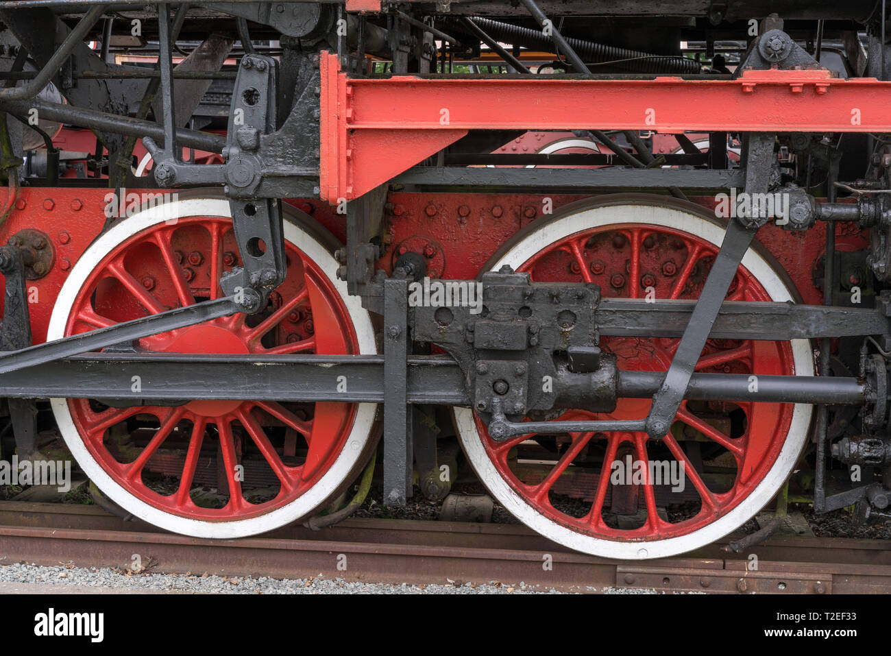 Wheel locomotive close up hi-res stock photography and images - Alamy